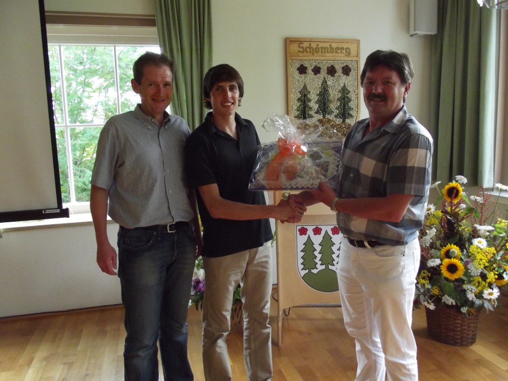 Ehrung für Benedikt am Donnerstag 26.7. auf dem Schömberg – Skiclub ...